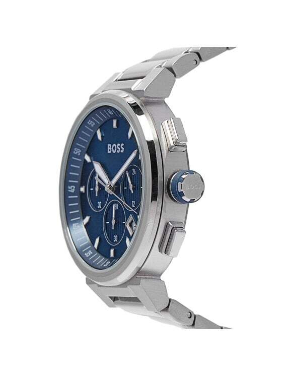 Orologio Uomo HUGO BOSS MATTEO 1513999 Chrono Bracciale Acciaio Blu | eBay