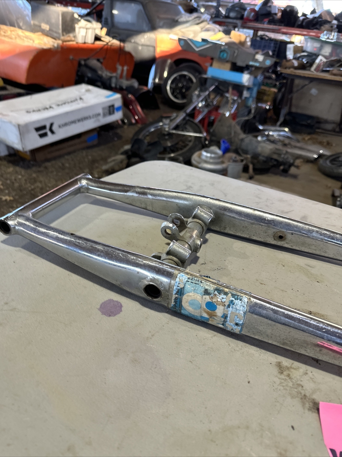 Indian Girder Extended Chrome Front End Fork Parts Vintage 50’s Chief ...