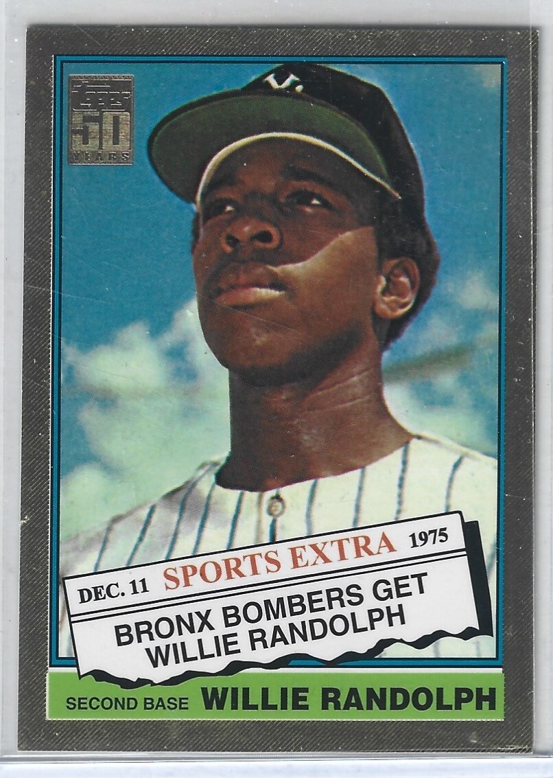 2001 TOPPS TRADED GOLD #T124 WILLIE RANDOLPH YANKEES /2001 MINT L@@K | eBay