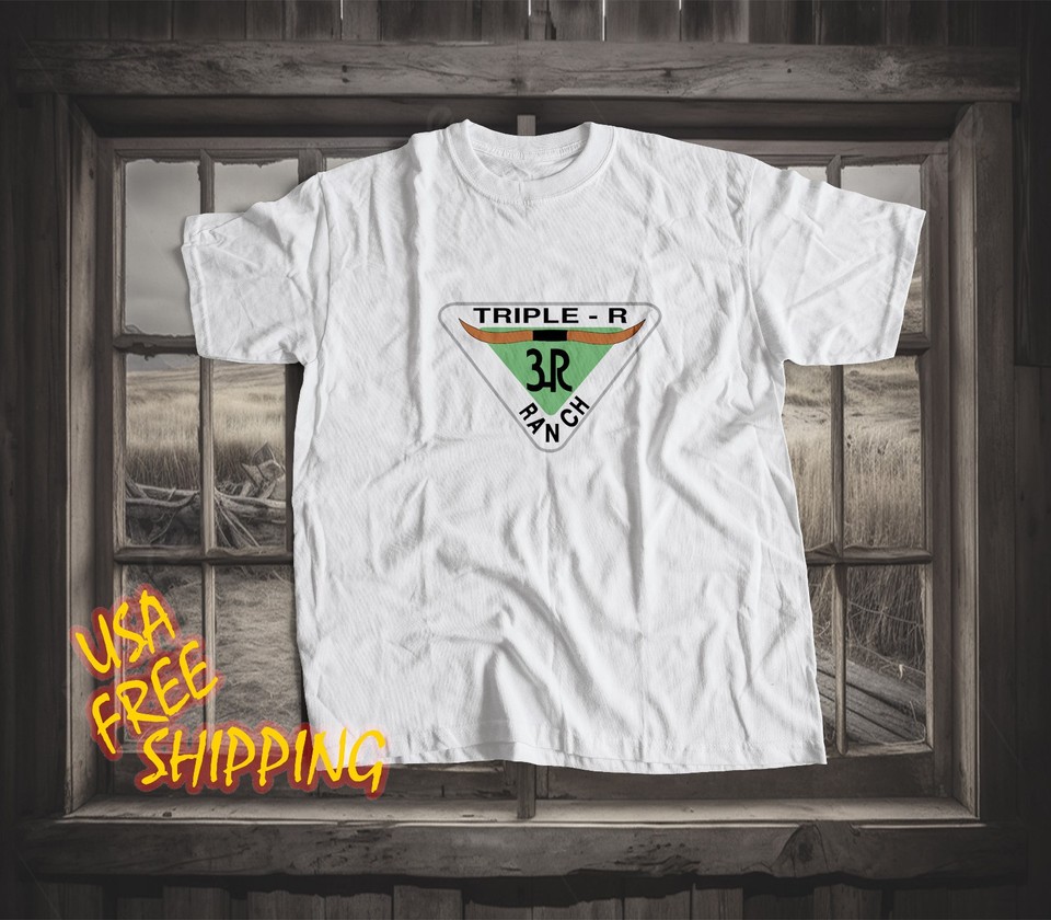 New Spin and Marty Triple R Ranch Logo Funny T-shirt Made In America S ...