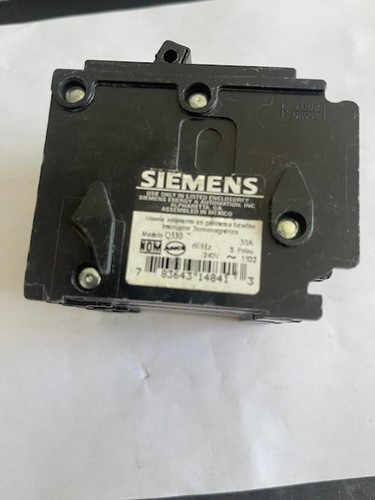 SIEMENS Q330 30 Amp 3 Pole Circuit Breaker QP330 | eBay