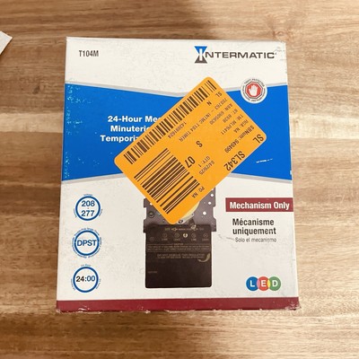Intermatic T104M 40 Amp 208-277V DPST 24 Hour Mechanical Switch ...