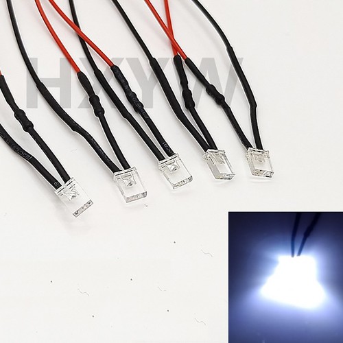 2X5X7mm Pre-Wired Square LED Light Emitting Diode various colours 2V ...