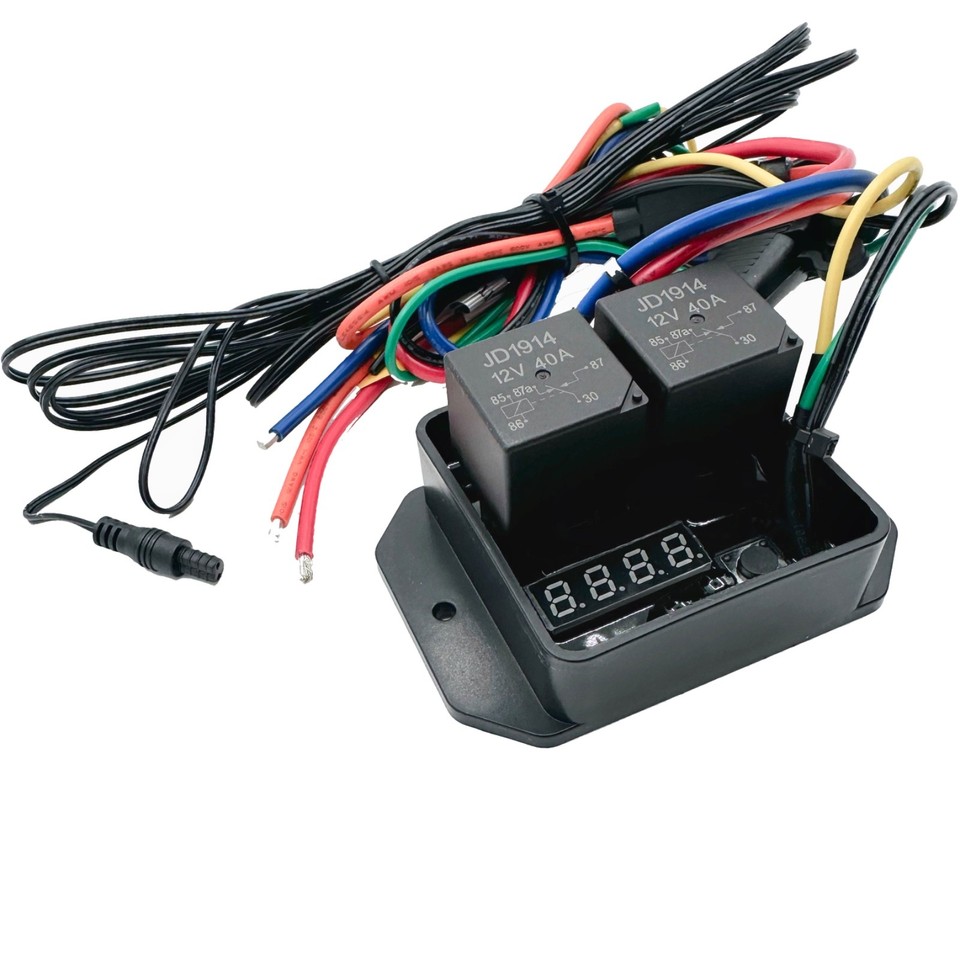DIGITAL ADJUSTABLE THERMOSTAT PROBE ELECTRIC RADIATOR FAN TEMPERATURE ...