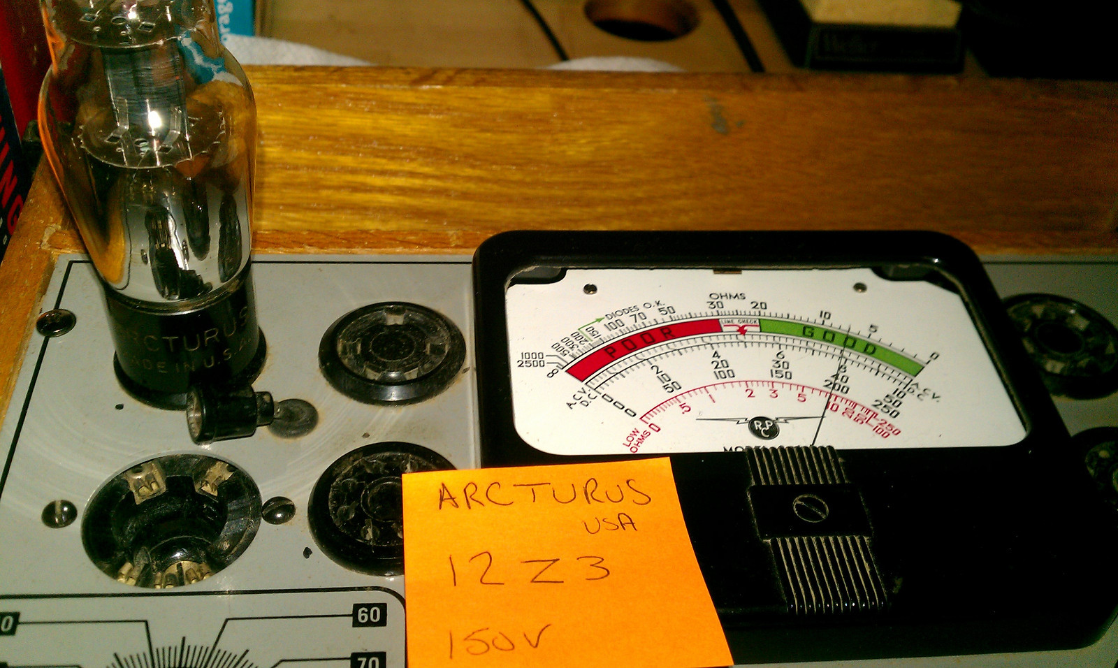 ARCTURUS 12Z3 Half Wave Rectifier Audio AC/DC radio vacuum tube TESTED ...