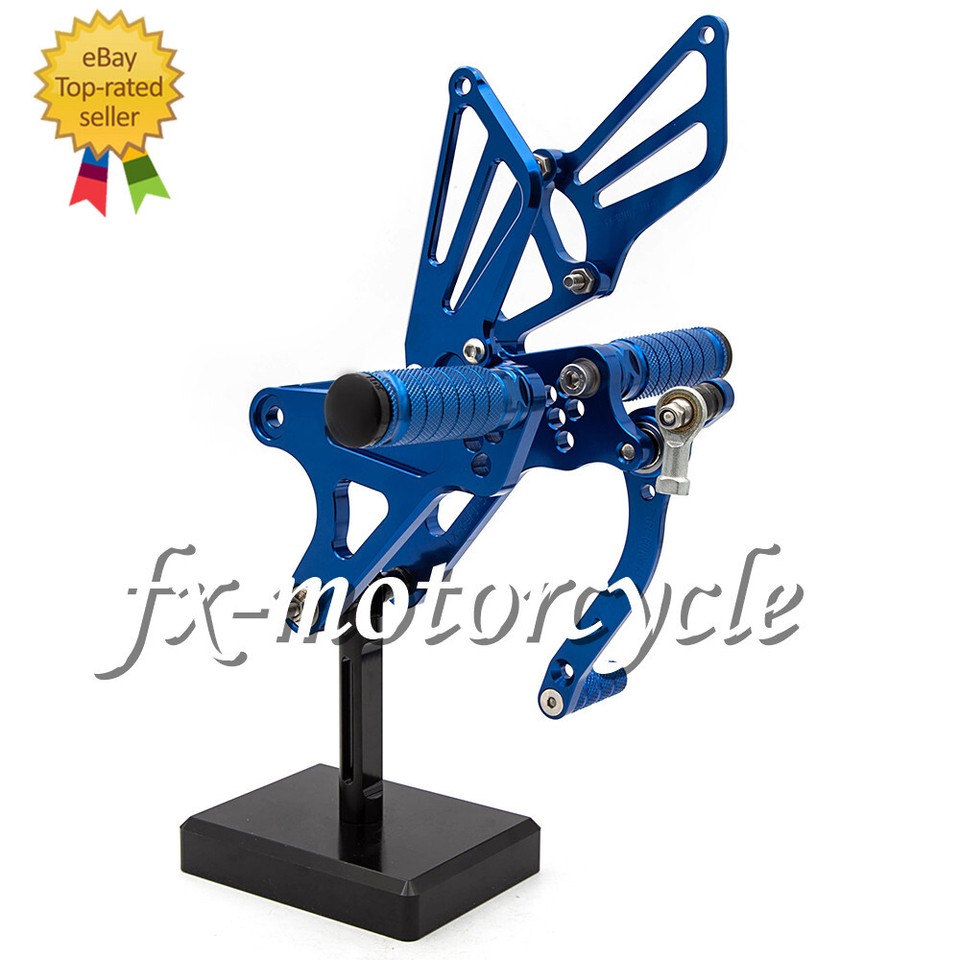 For Yamaha YZF R1 2009 2010 2011 2012 2013 2014 CNC Rearset Footpegs ...
