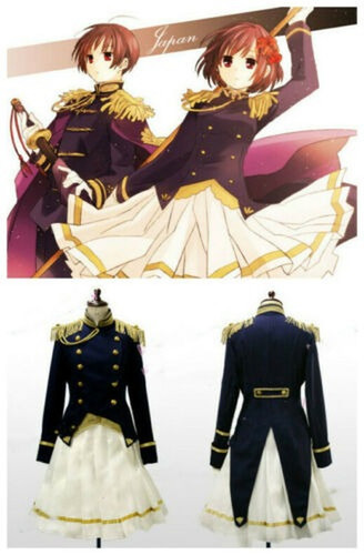Axis Powers Hetalia Cosplay Costume Japan Female Uniform | eBay