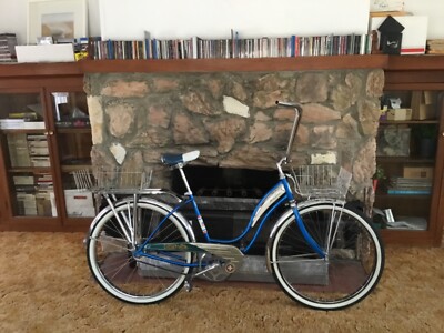 VINTAGE SCHWINN AMERICAN LADY BLUE: AUG 1963 RESTORED/UPGRADED *MINT ...