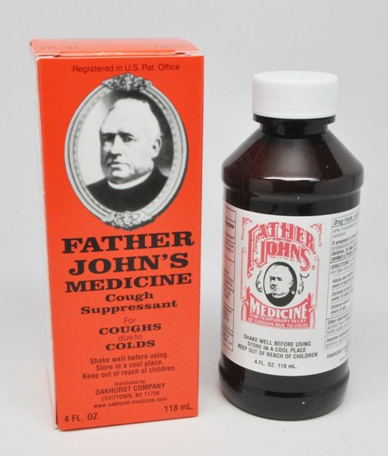 Father John's Medicine Cough Suppressant Medicine 4 Oz. (118ml) Exp 01/ ...