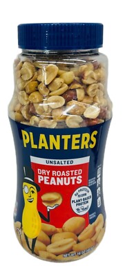 Planters Dry Roasted Unsalted Peanuts 16 oz | eBay