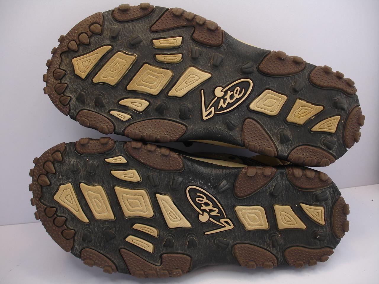 Men's 10 M BITE Trail Sandal Low Golf Tan Brown Leather Sandals ...