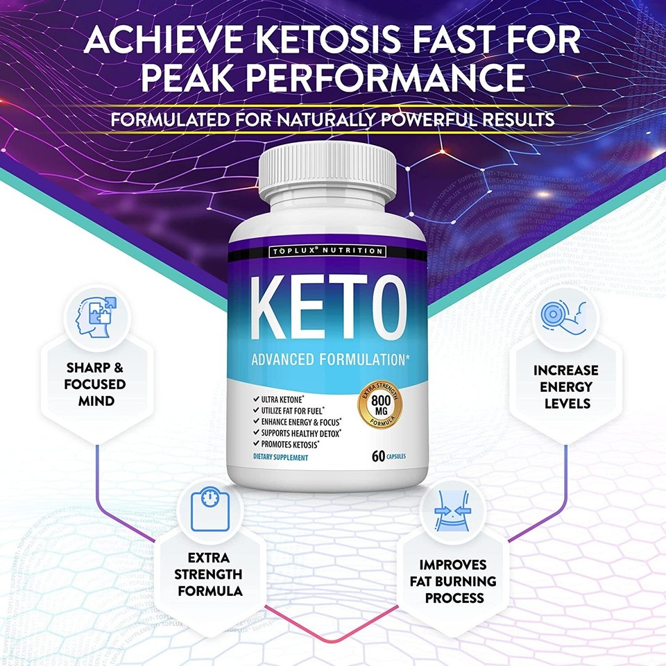 Keto Diet Pills BHB Best Ketogenic Carb Blocker Advanced Supplement | eBay