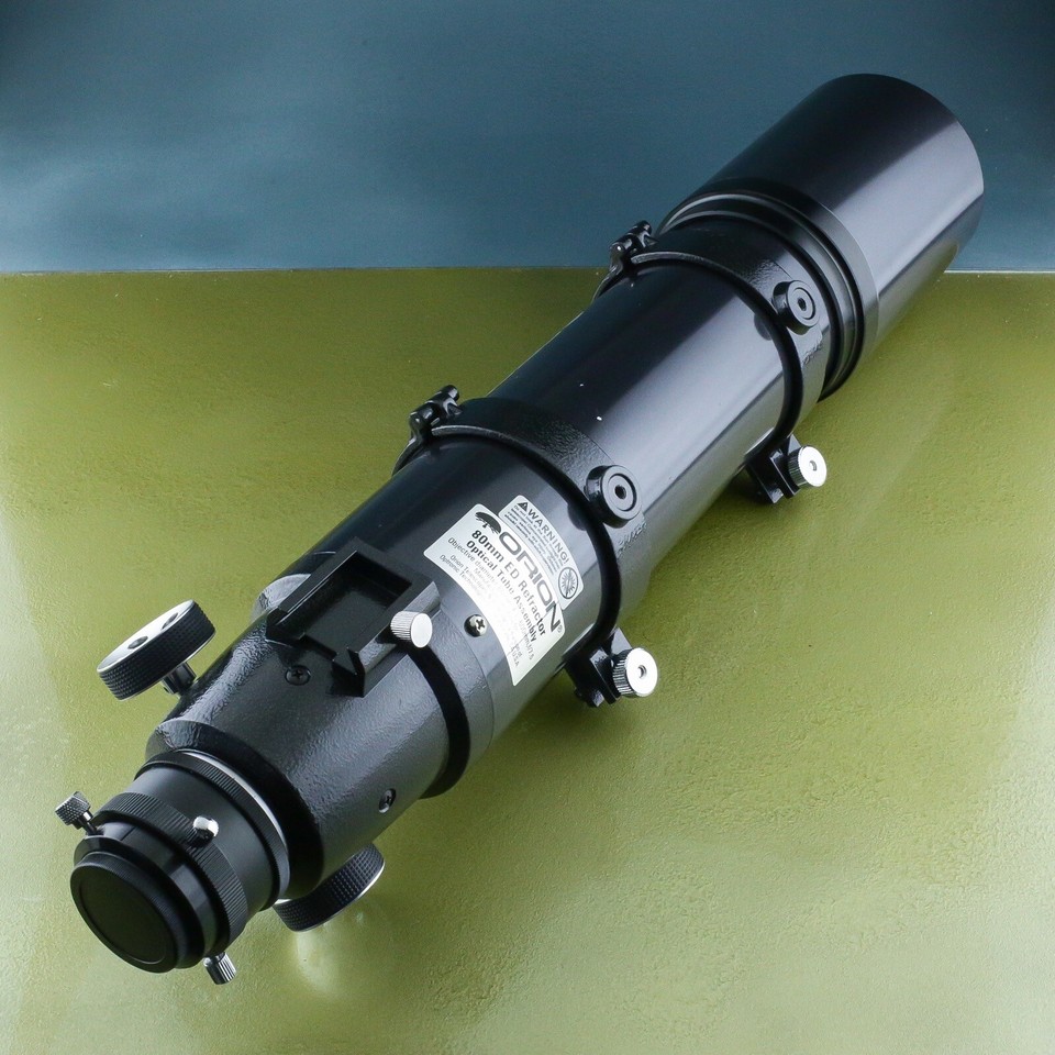 ORION 80 ED REFRACOR d=80, f=600 mm, f/7.5, near MINT TELESCOPE ASTRO ...