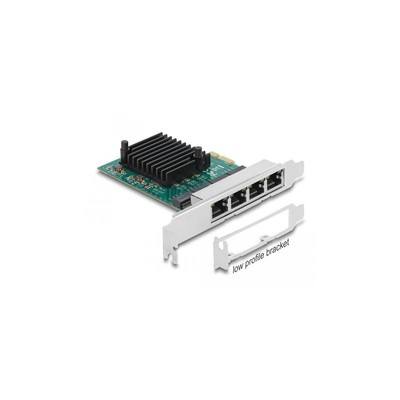 PCI Express x1 Karte 4x RJ45 Gigabit LAN RTL8111 | eBay.de