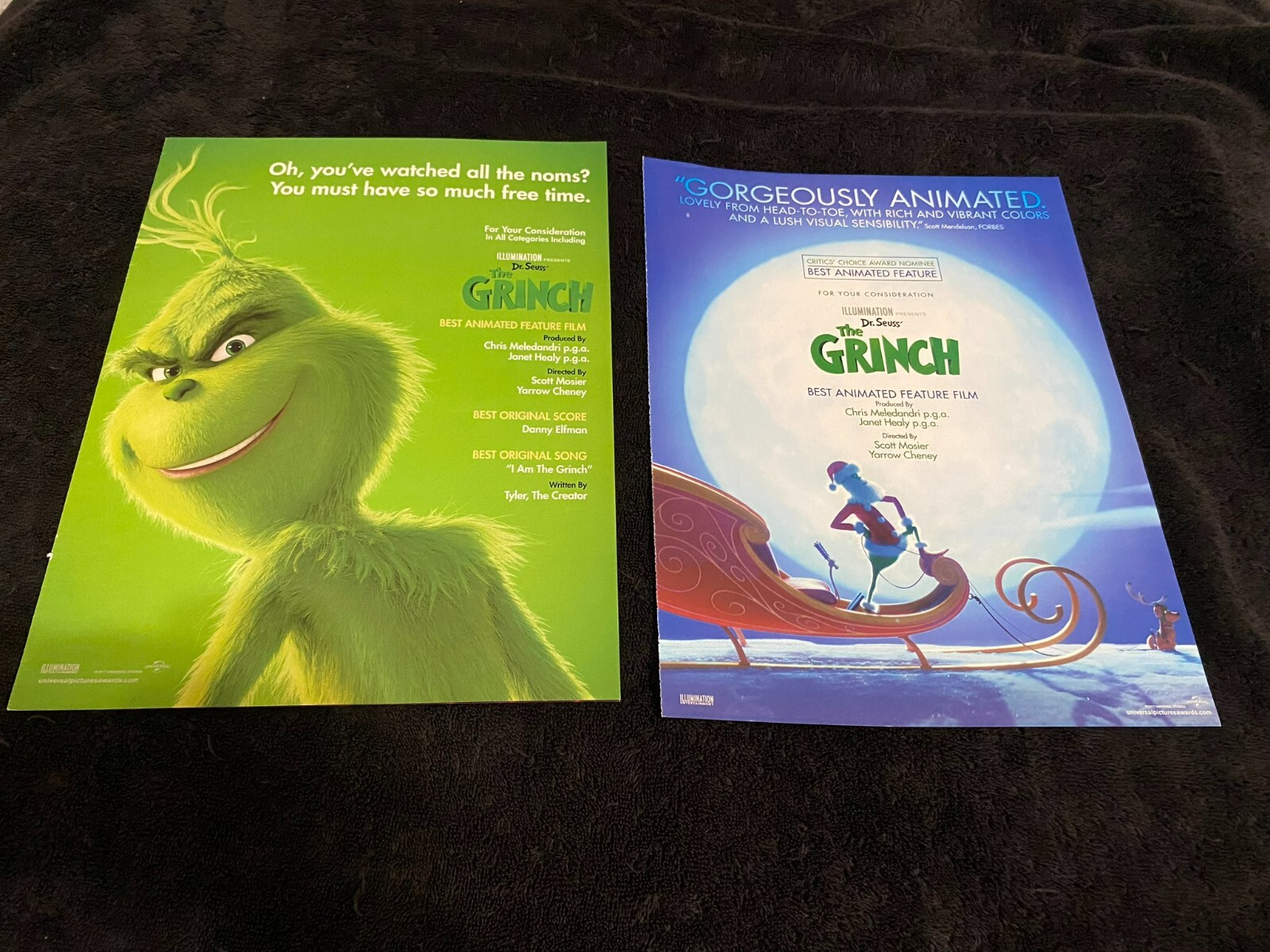 DR. SEUSS' THE GRINCH 2018 two Oscar ads Danny Elfman, Tyler The ...