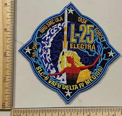 RARE MILITARY BLACK OPS NRO PATCH - NROL-25 VERSION (a) ELECTRA DELTA ...