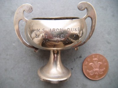 HMS Iron Duke - small size Boat Race 1st place - 20 August 1931 (still ...