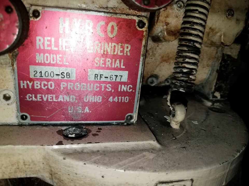 Hybco 2100-SB Relief Grinder | eBay