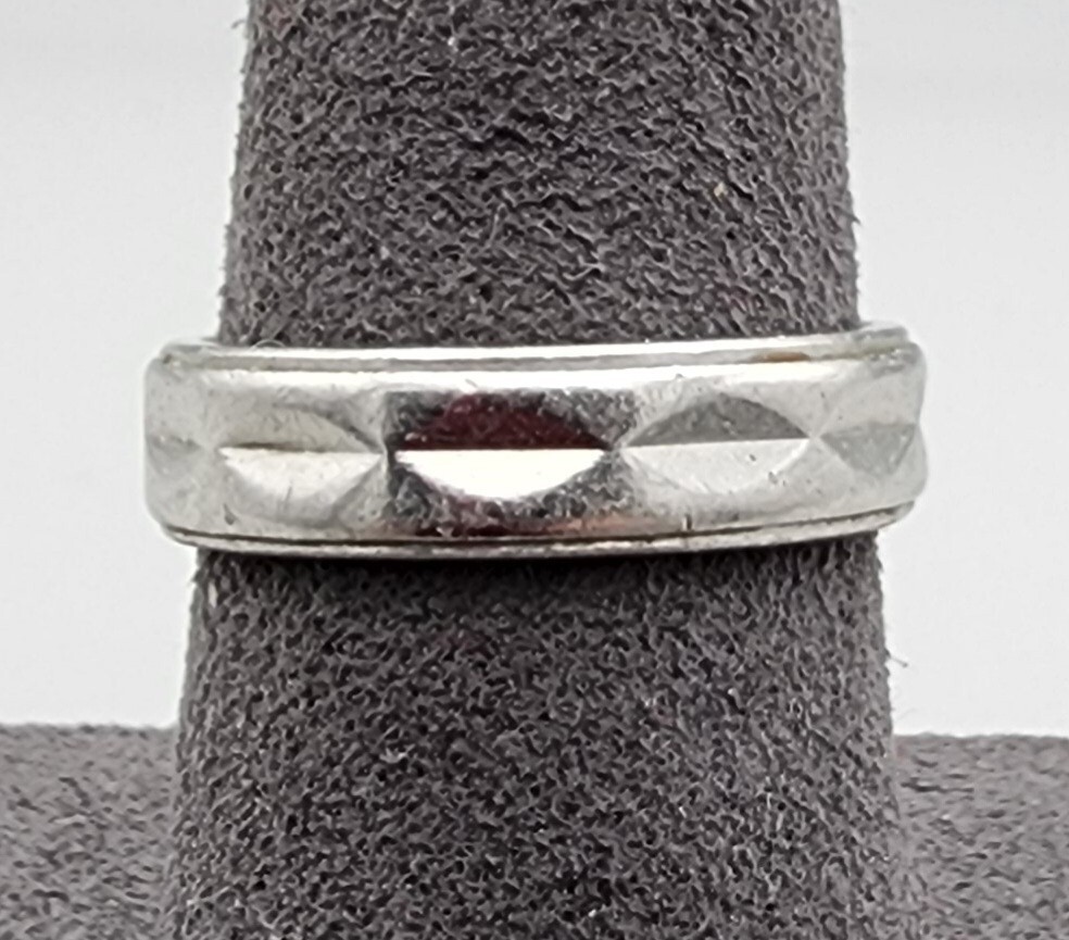 900 Pt Platinum 100 Ir Iridium Comfort 2mm Wedding Band Sz 7.5 Ring Pt ...