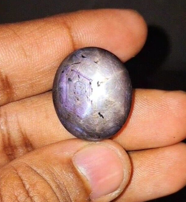 STAR RUBY RARE NATURAL OVAL VIOLET 64.00 Ct CABOCHON LOOSE GEMSTONE | eBay
