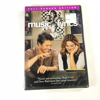 Music and Lyrics DVD 2007 Full Screen Edition Hugh Grant Drew Barrymore ...