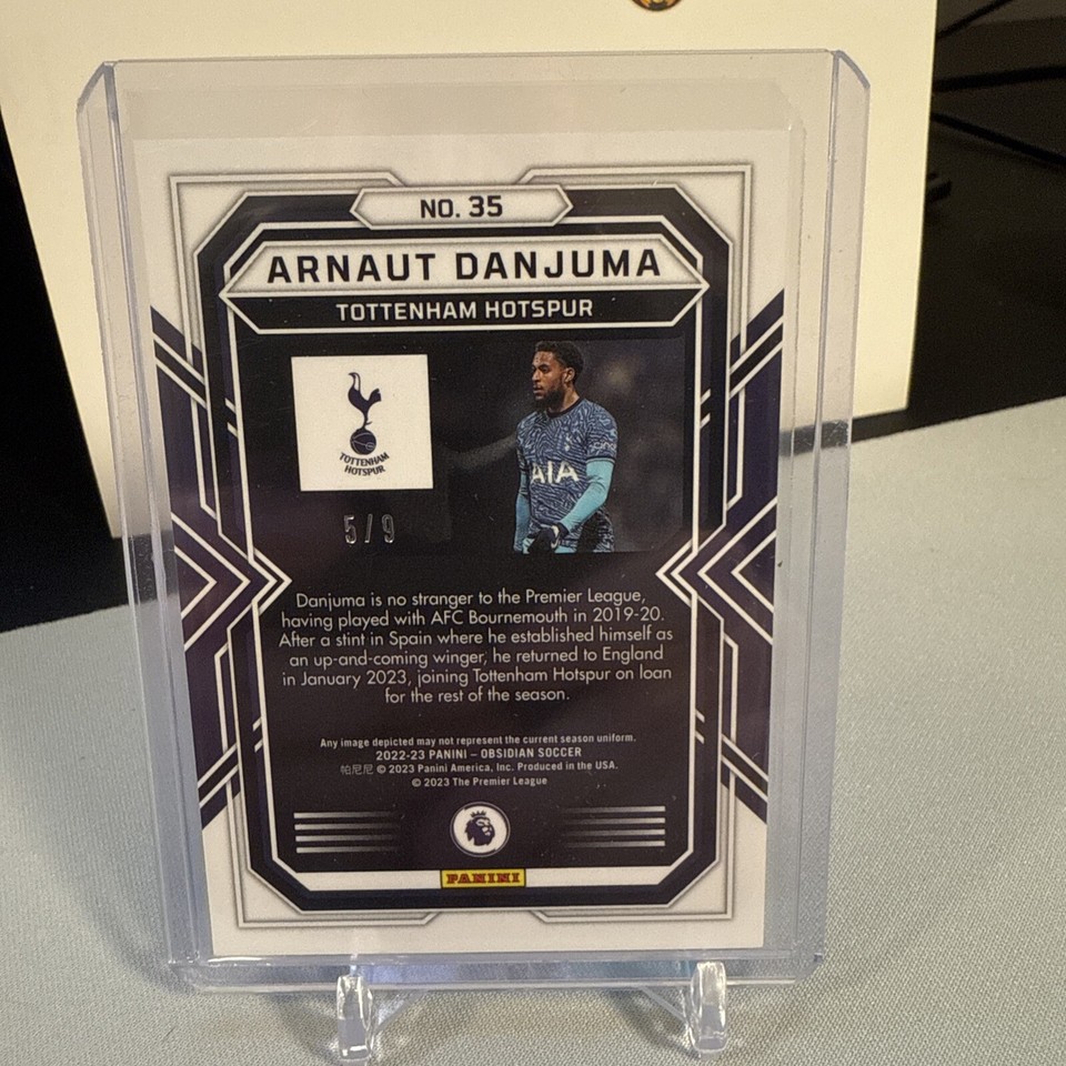 2022-23 Panini Obsidian - Electric Etch CONTRA /9 #35 Arnaut Danjuma | eBay