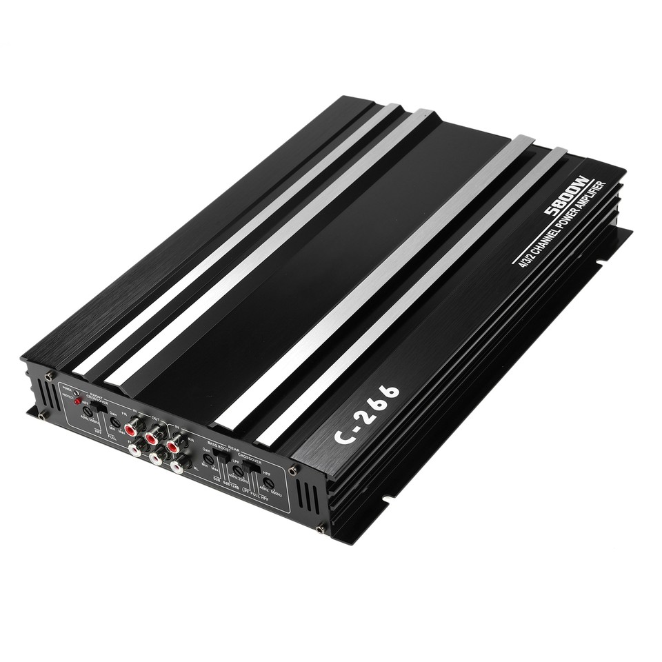 5800W 4 Channel Amp Car Audio Amplifier Stereo Audio Speaker Car Stereo ...