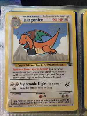 1999 Kids WB Presents The First Pokémon Movie - Dragonite card | eBay