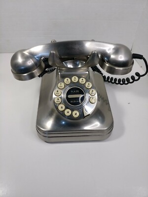 Retro Grand Phone Flash Redial Set Push Button Vintage Style Metal ...