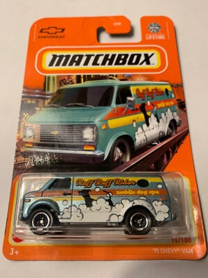 2024 Matchbox Blue 75 Chevy Van #14 HTF | eBay