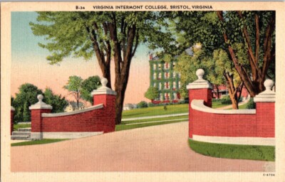 Bristol VA-Virginia Intermont College Vintage Postcard | eBay