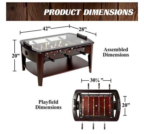 Barrington 42 Inch Foosball Coffee Table 7445056791763| eBay