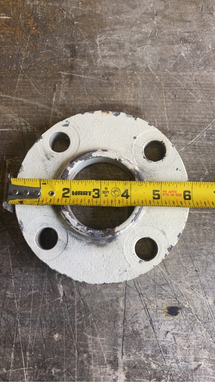 Ductile Iron Back-up angled face Ring Flange 2-1/2" ID - 6" OD | eBay