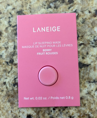 Laneige Lip Sleeping Mask Berry Fruit Rouges Sample Size 0.02 oz | eBay