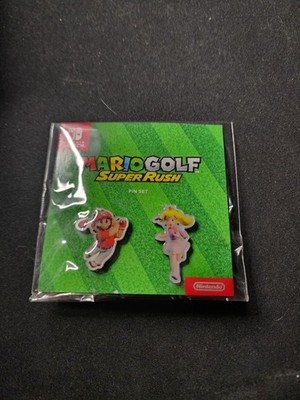 Mario Golf Super Rush Pin Set Gamestop Exclusive Limited Edition Mario ...