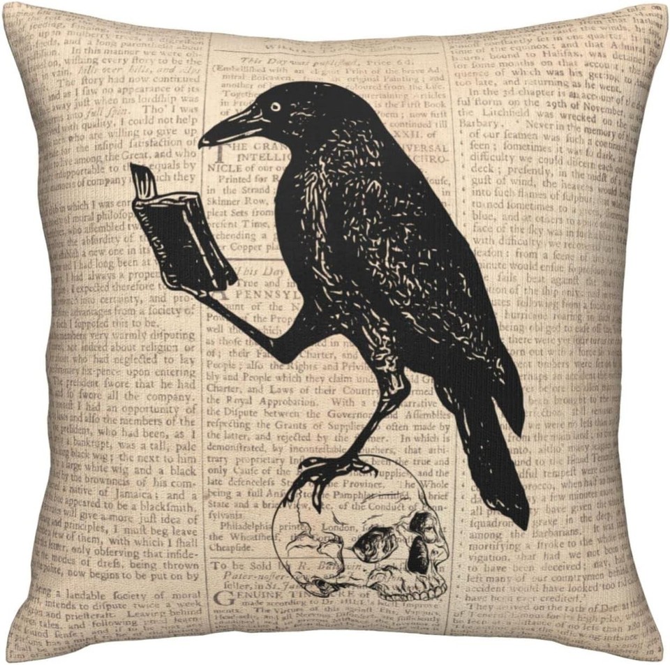 Throw Pillow Covers Funny Human Skeleton Square Pillowcases for Home ...