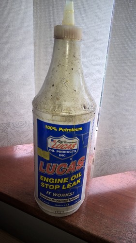 Vintage Lucas Engine Oil Stop Leak bottle | eBay UK