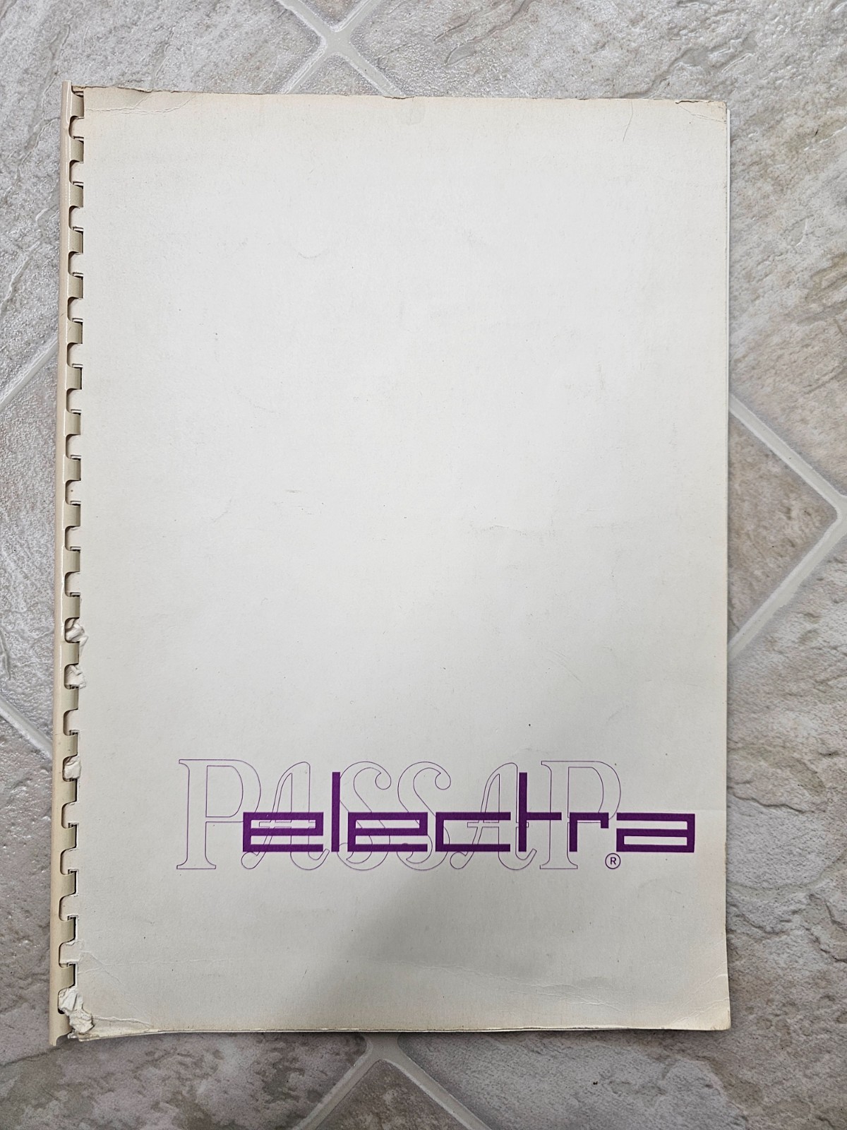 PASSAP ELECTRA motor-drive Instruction Manual for Knitting Machine ...