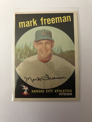 1959 Topps Baseball Mark Freeman #532 Kansas City Athletics Pitcher | eBay