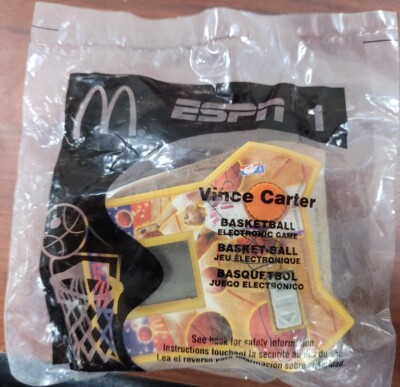 2004 MCDONALD'S Vince CARTER Electronic ESPN New HAPPY Meal TOY Figure ...