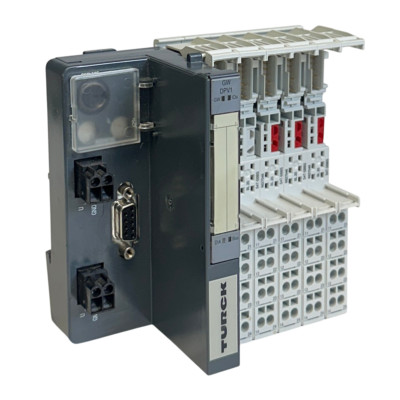 TURCK BL20-GW-DPV1 / 6827234 EXPANDABLE I/O GATEWAY MODULE S4T-SBBS ...