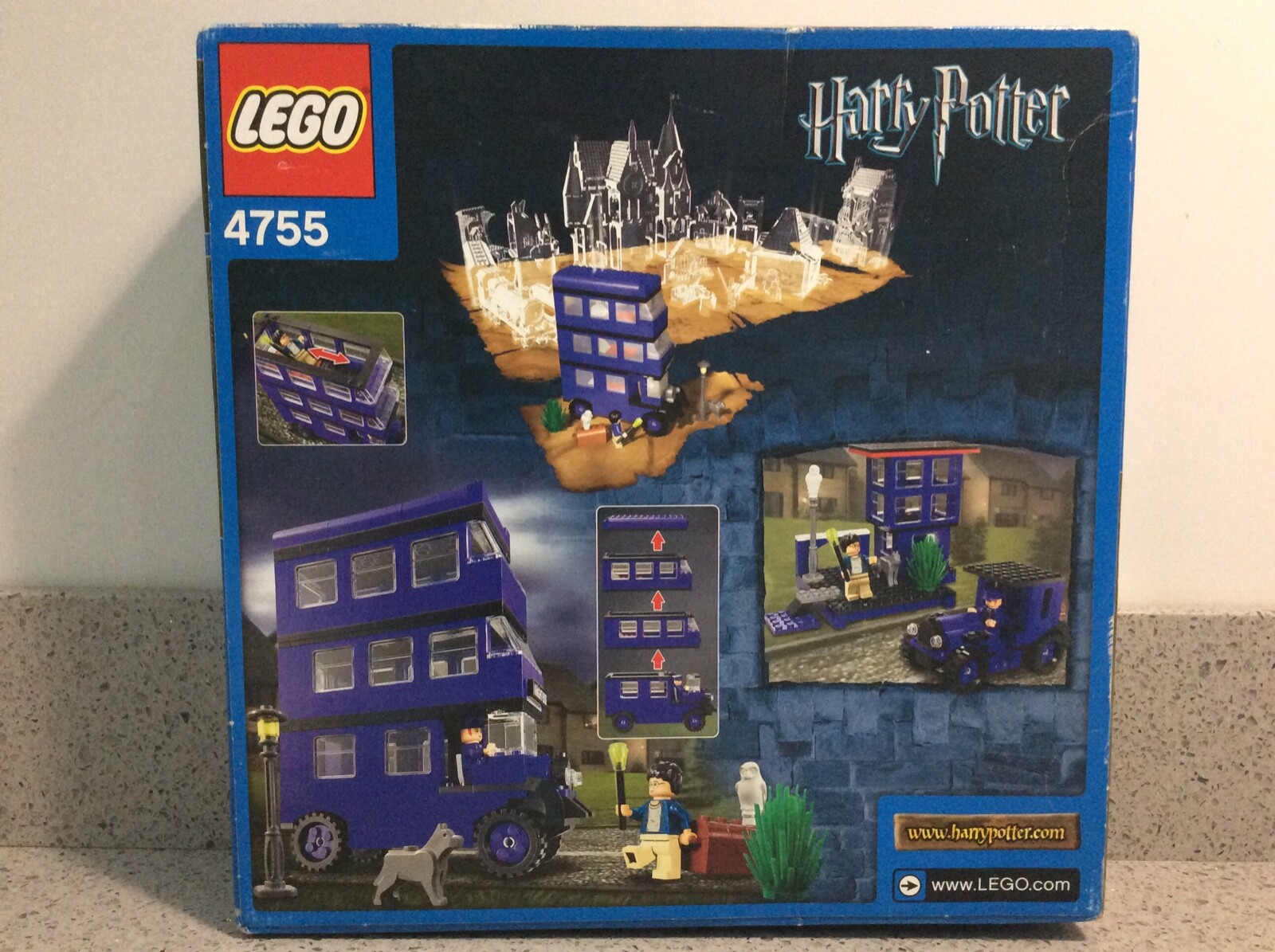 Lego HARRY POTTER #4755 Prisoner of Azkaban, The Knight Bus, BRAND NEW ...