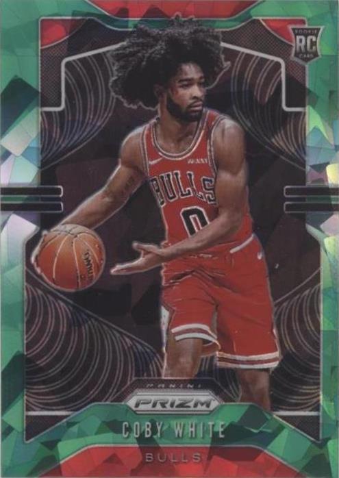 2019-20 Panini Prizm - Rookie Coby White #253 Green Ice Prizm (RC) for ...