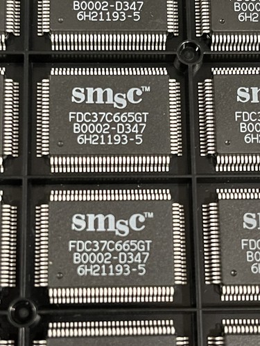 FDC37C665GT IC CONTROLLER SUPER I/O MULTI 100 PIN QFP SMSC (LOT OF 1 ...
