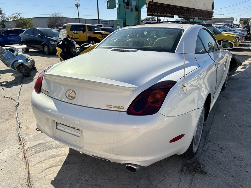 2002-2005 LEXUS SC430 4.3L V8 RWD 5-SPEED AUTOMATIC ENGINE ASSEMBLY OEM ...