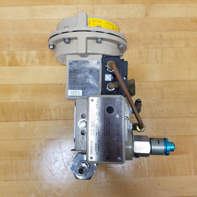 Samson 3510 Mirco Flow Valve with Electropneumatic Positioner 3760 ...