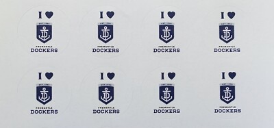 24x Personalised Fremantle Dockers AFL Football Birthday Party Lolly ...