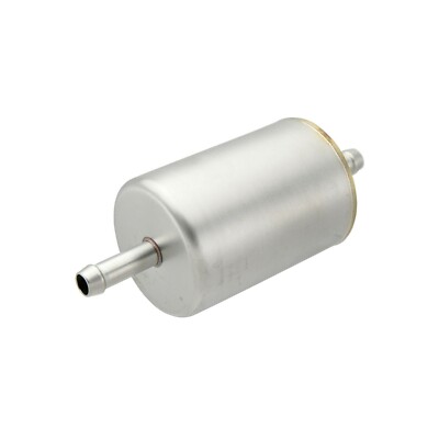 Polished Stainless Universal Inline Fuel Filter 10 Micron Steel, 3/8 ...