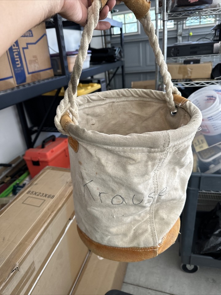 Western Safety Round Canvas Bag Used | eBay