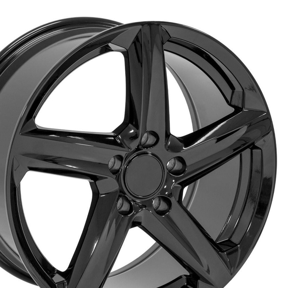 19x10/18x8.5 Gloss Black Wheels SET Fit Camaro C6 Corvette - C8 Z06 ...